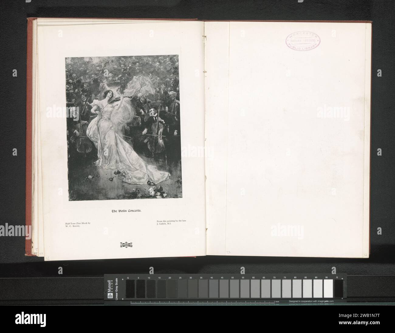 Reproductie van A Violin Concerto door John Gulich, W.C. Keene, after ...