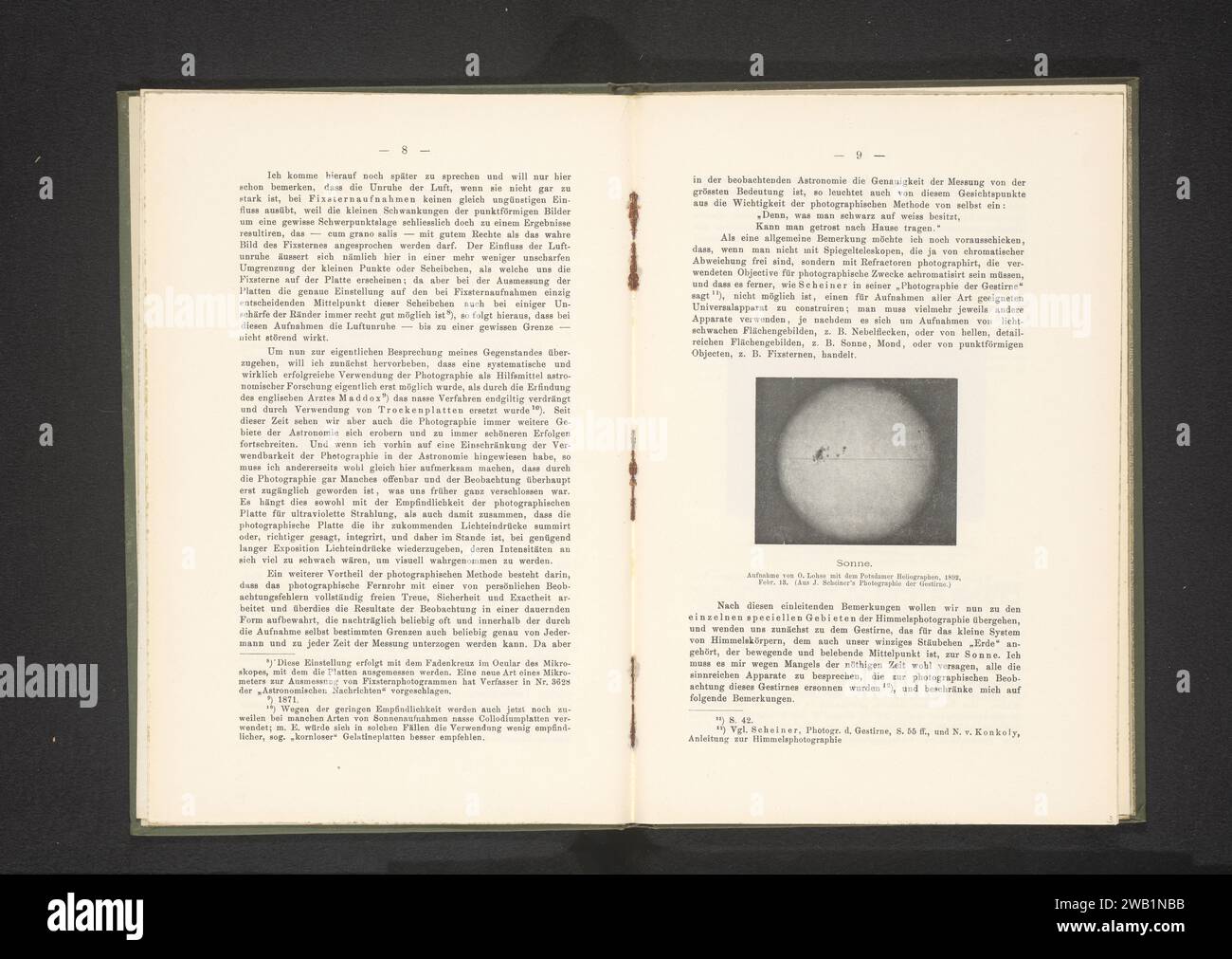 Zon, O. Lohse, 1892 photomechanical print paper sun as celestial body ...