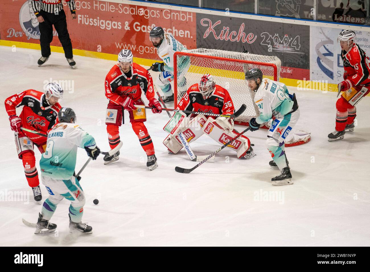 Halle, Deutschland. 07th Jan, 2024. Halle, Deutschland 07. Januar 2024 ...