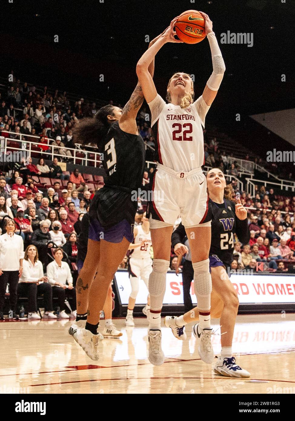 Maples Pavilion Stanford, CA. 07th Jan, 2024. CA, U.S.A. Stanford ...