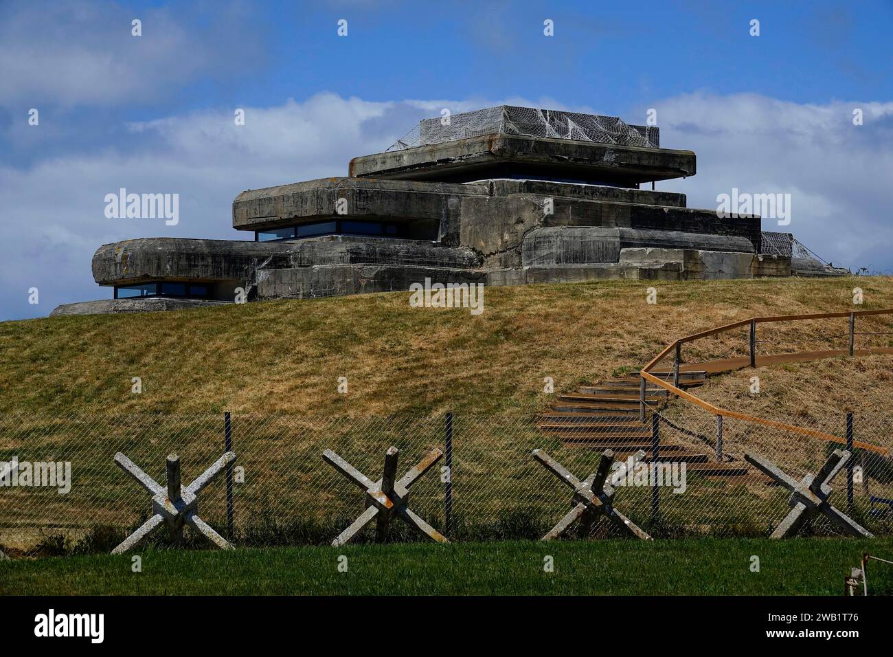 Musee Memoires 39-45, World War II bunker near the Pointe Saint-Mathieu ...