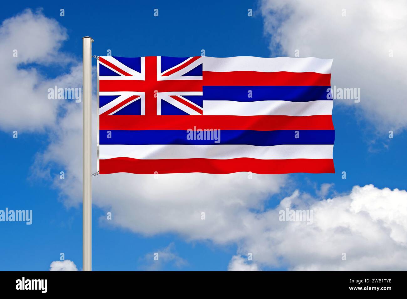 The flag of Hawaii, USA, Studio Stock Photo - Alamy