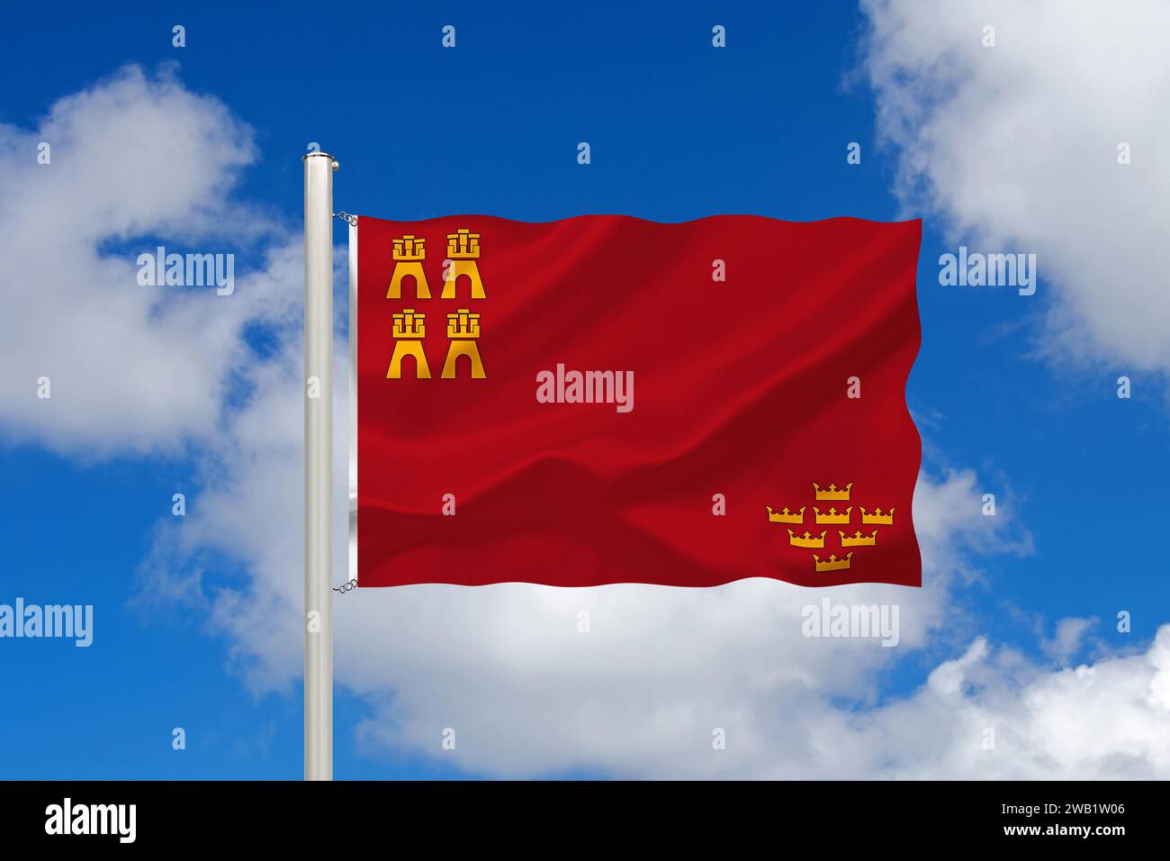 Flag of murcia hi-res stock photography and images - Alamy