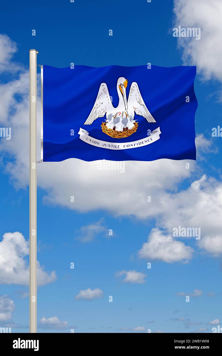 Flag of louisiana hi-res stock photography and images - Alamy