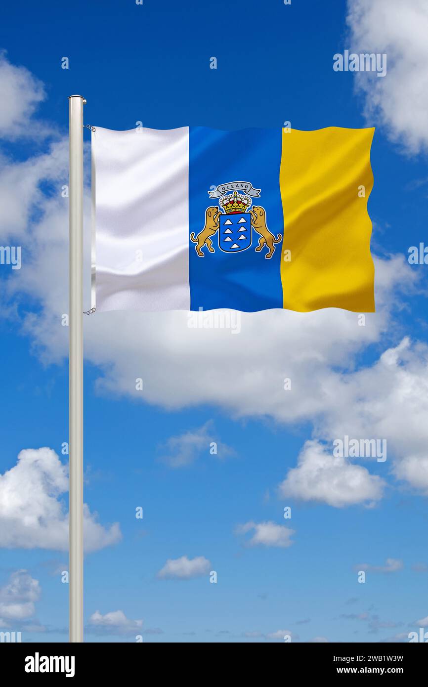Canarian flag hi-res stock photography and images - Alamy