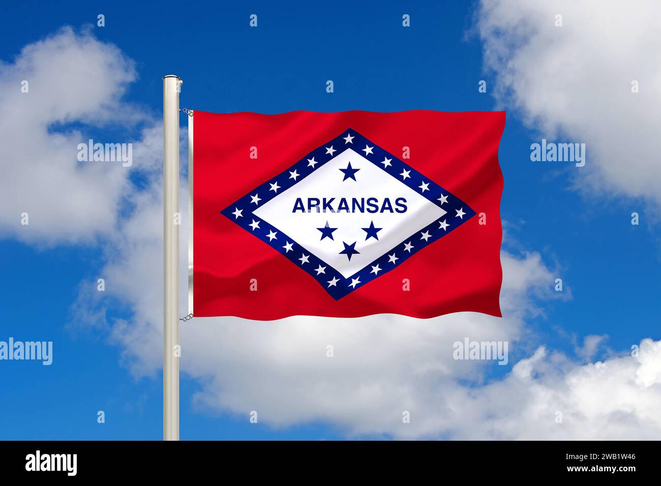 Arkansas state flag hi-res stock photography and images - Alamy