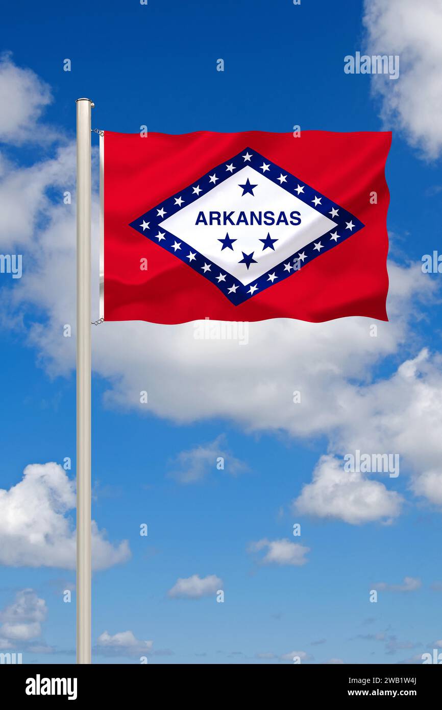 Arkansas state flag hi-res stock photography and images - Alamy