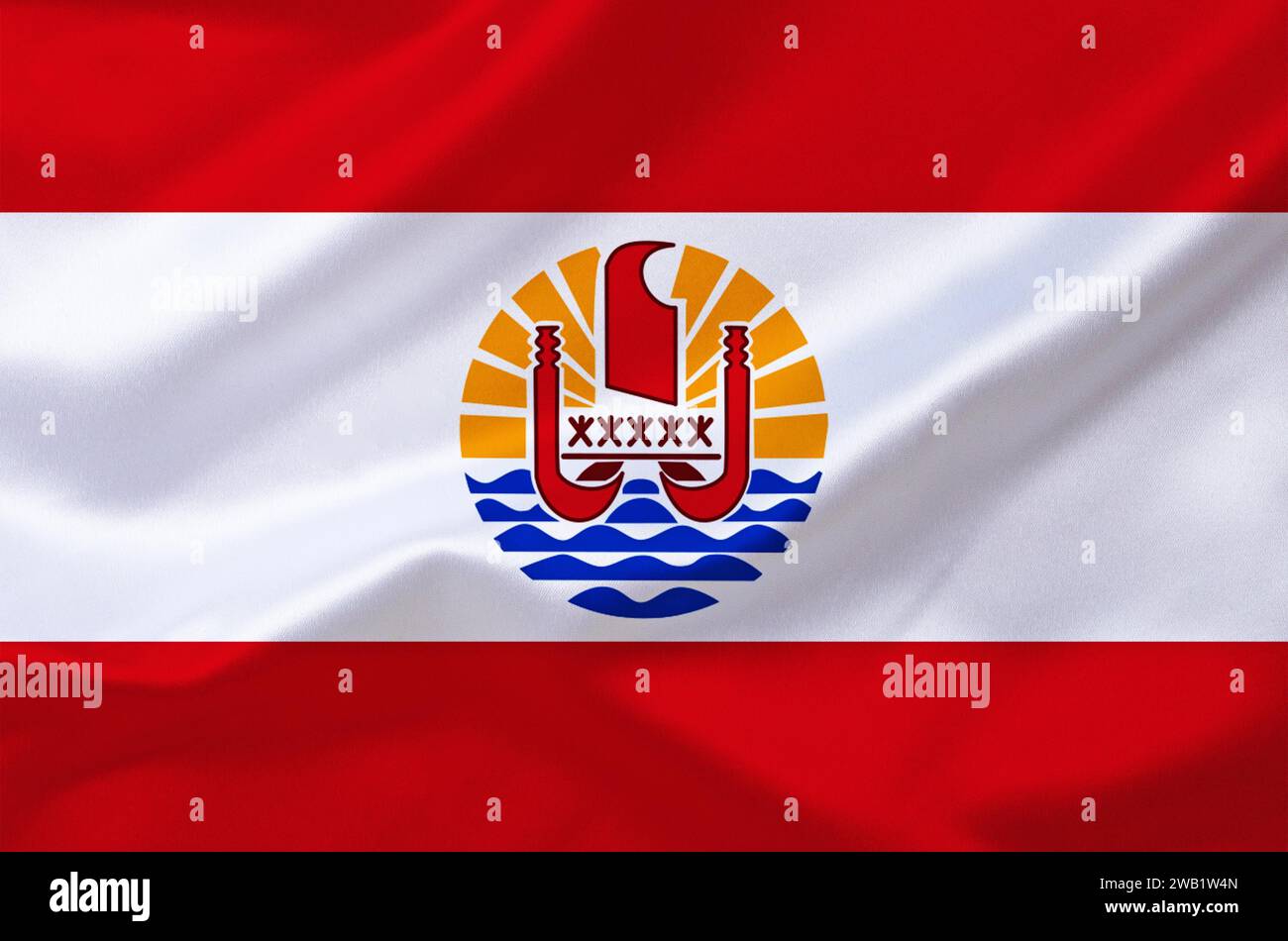 France french polynesia flag hi-res stock photography and images - Alamy