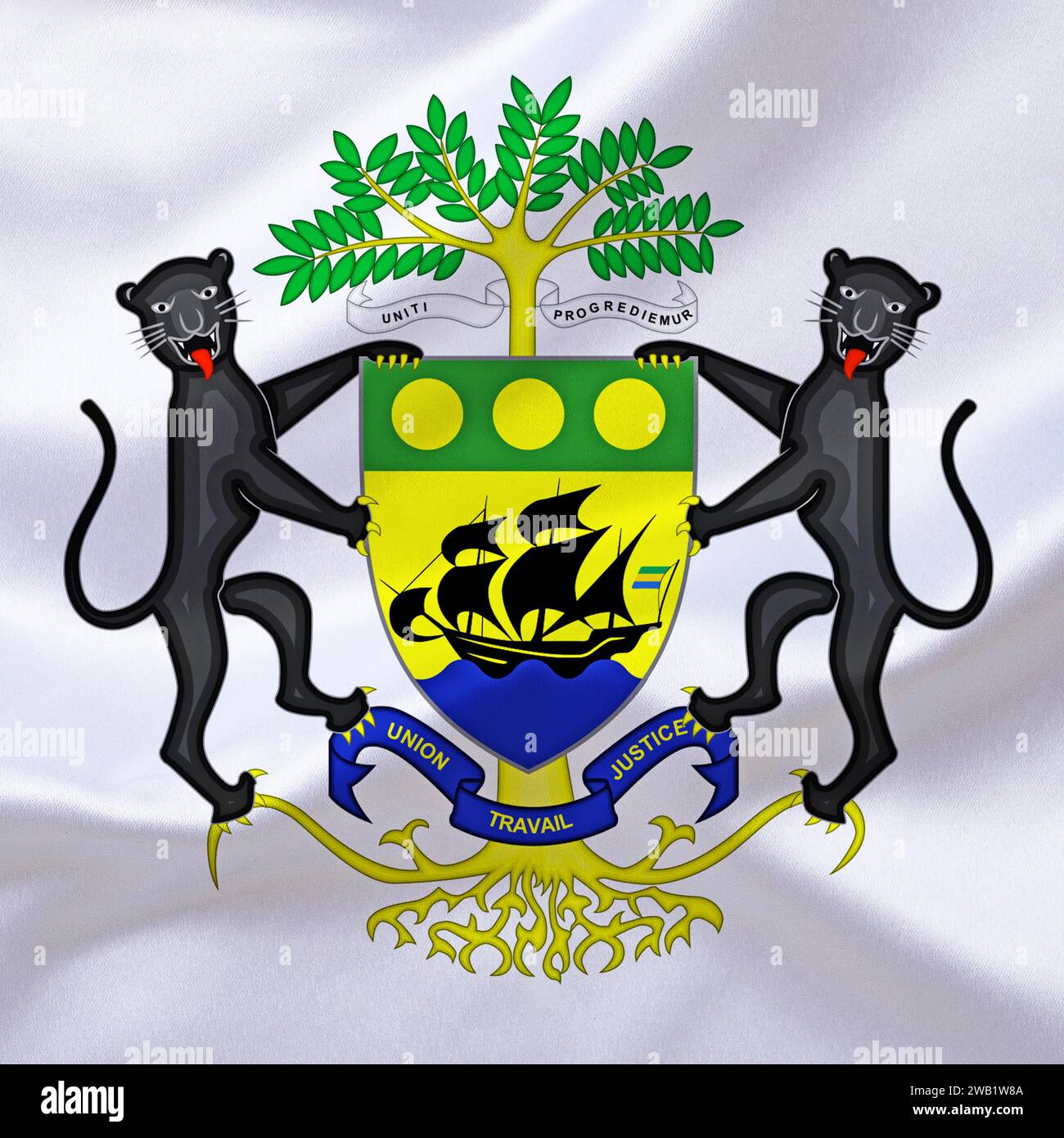 Coat of arms of gabon hi-res stock photography and images - Alamy