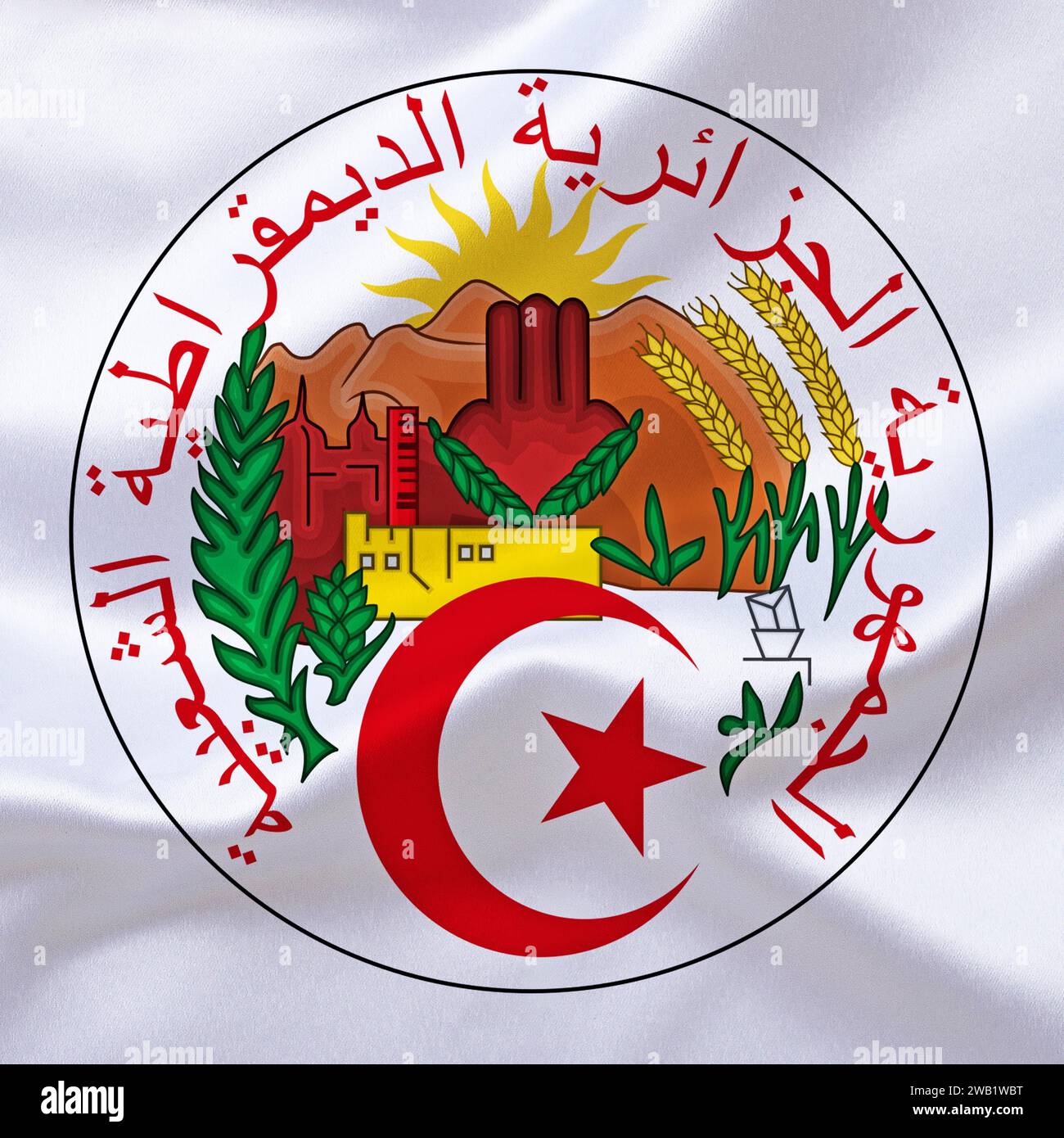 Africa, African Union, the coat of arms of Algeria, Algeria, Studio ...
