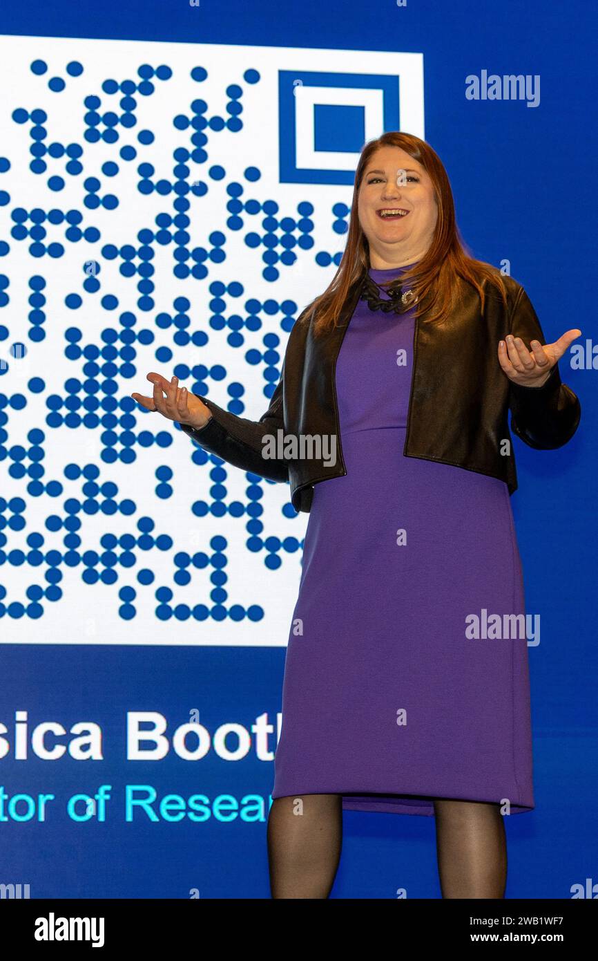 Las Vegas, USA. 07th Jan, 2024. Jessica Booth offers a preview of ...