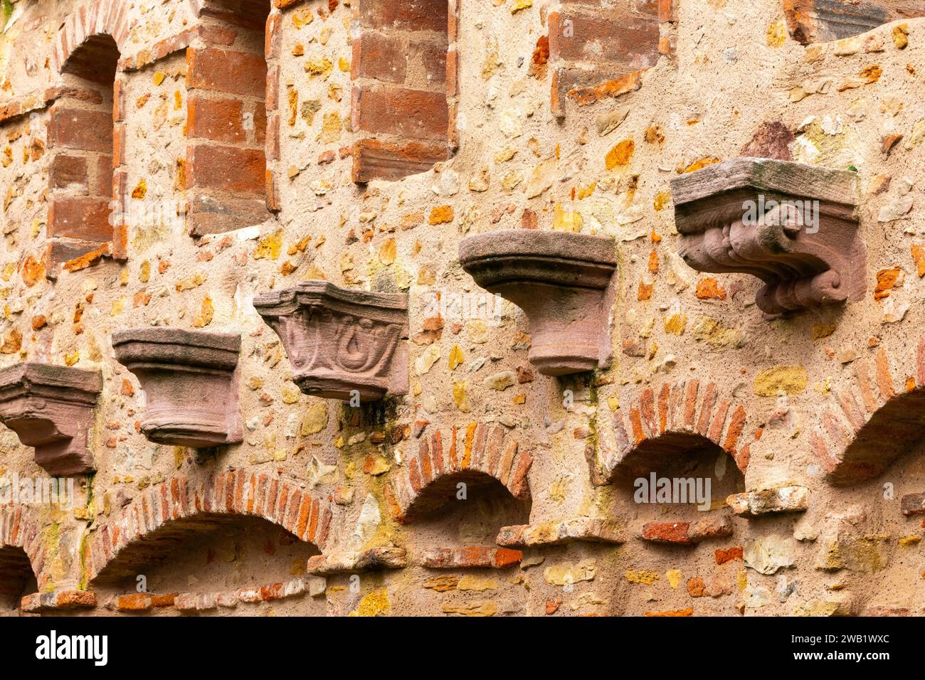 Historic city wall, Colmar, Alsace, France Stock Photo - Alamy