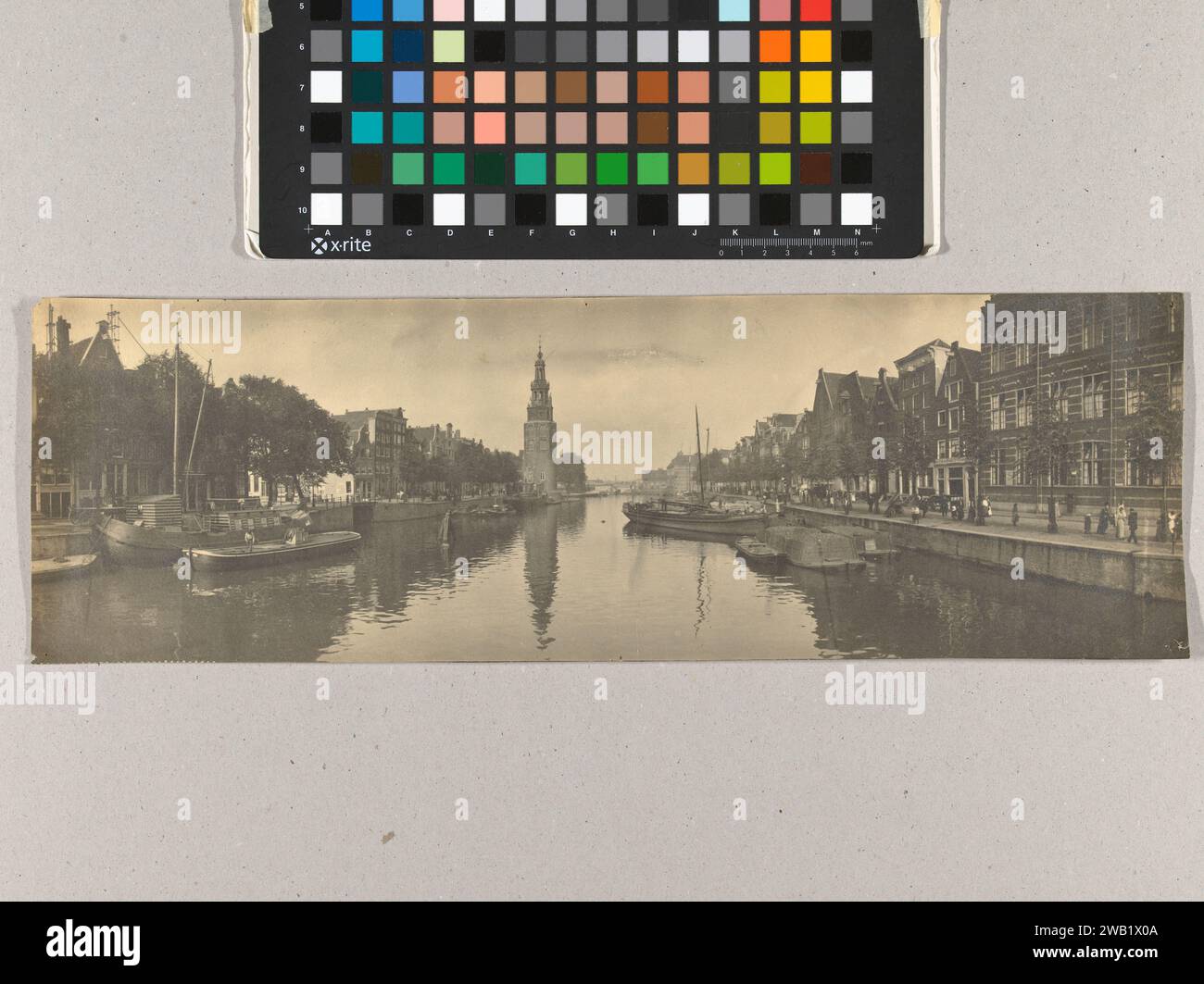 View of the Oude Schans and the Montelbaan tower, seen towards the IJ ...