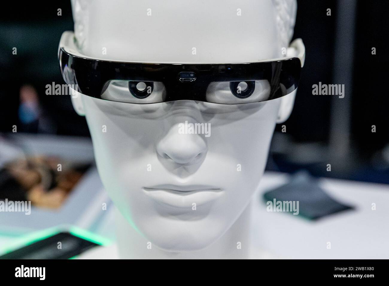 Las Vegas, USA. 07th Jan, 2024. Autofocus eyewears by Vixion Inc is on ...