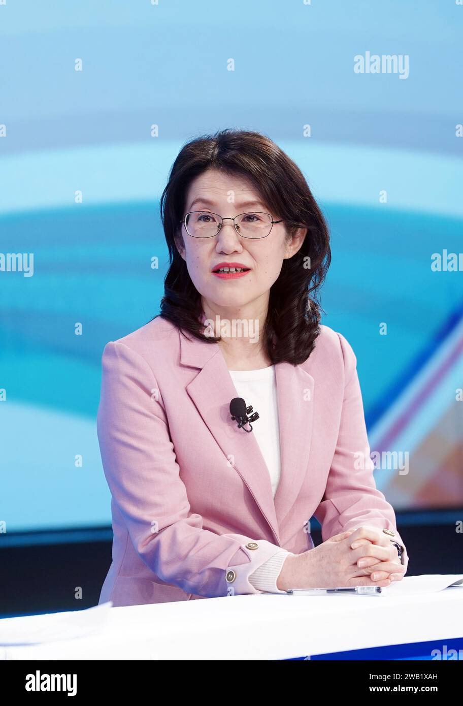 Beijing, China. 8th Jan, 2024. Zhang Wei, vice president of the Chinese ...