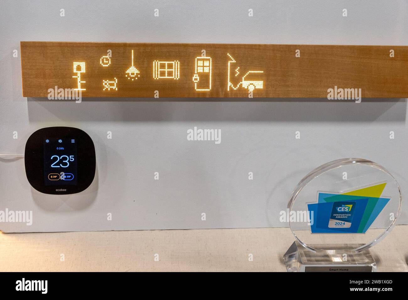 Las Vegas, USA. 07th Jan, 2024. The mui Board by Mui Lab, Inc. is on ...
