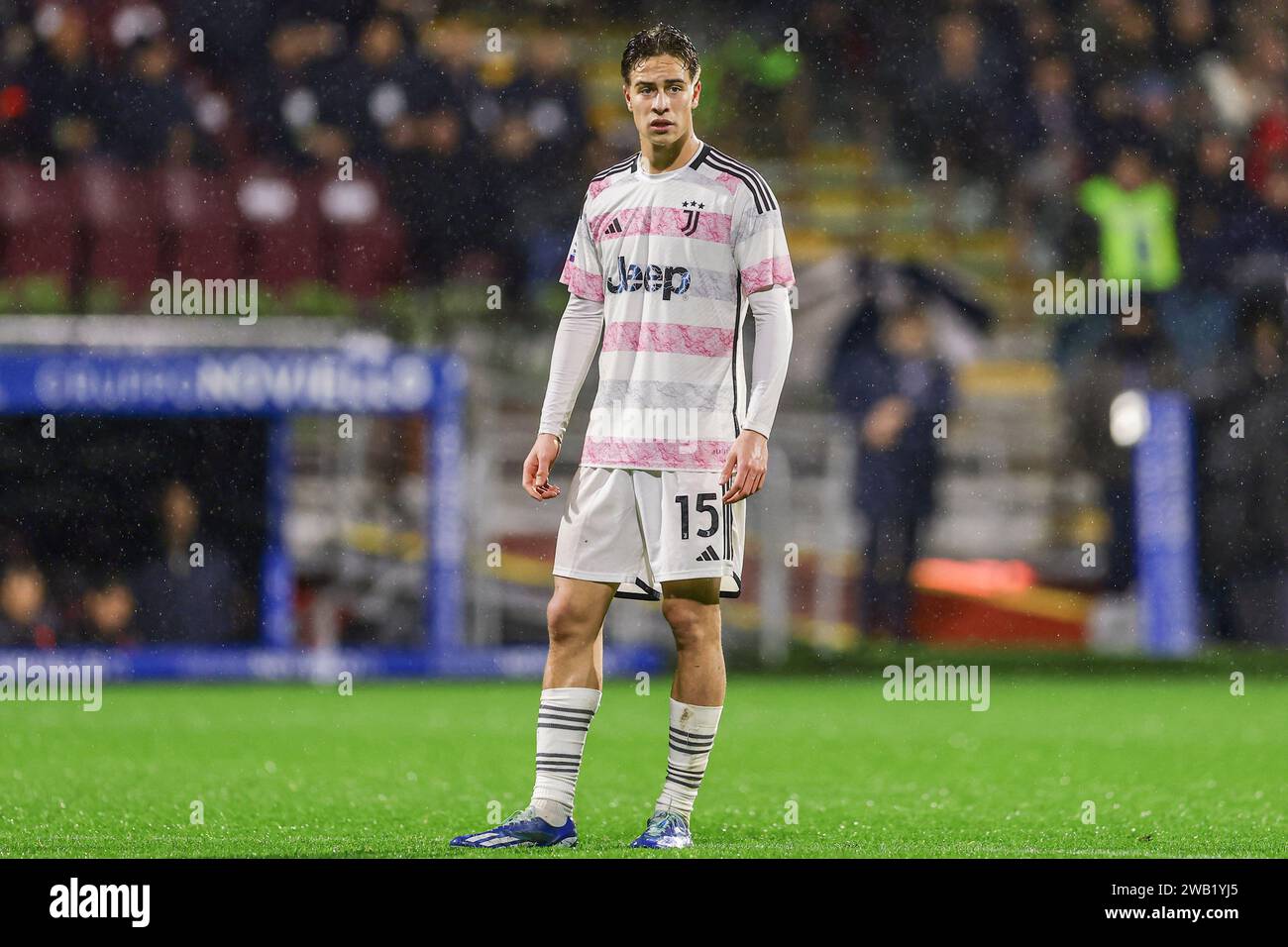 Juventus' Turkish forward Kenan Yıldız looks during the Serie A ...