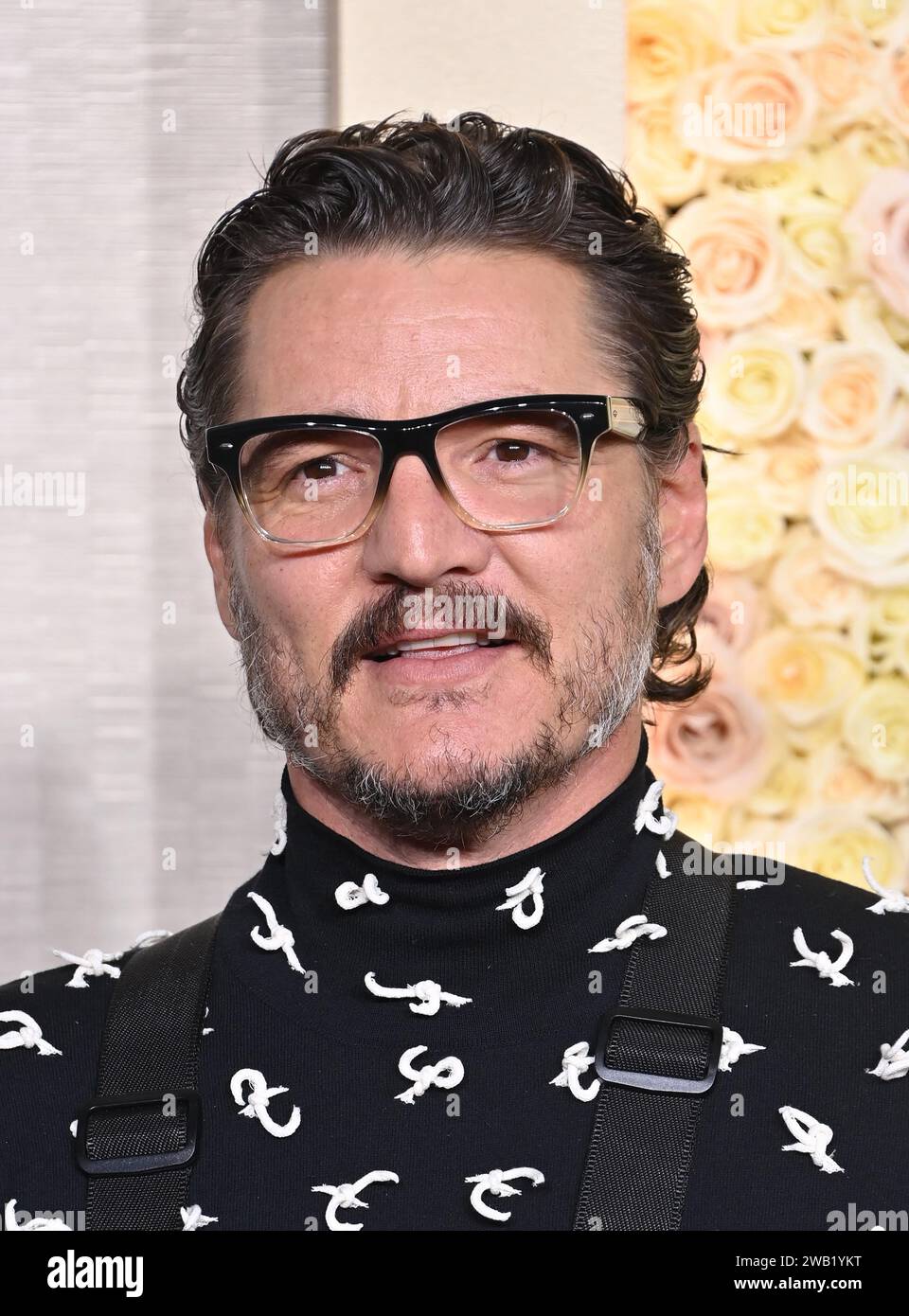 Beverly Hills, USA. 07th Jan, 2024. Pedro Pascal arriving at the 81st ...