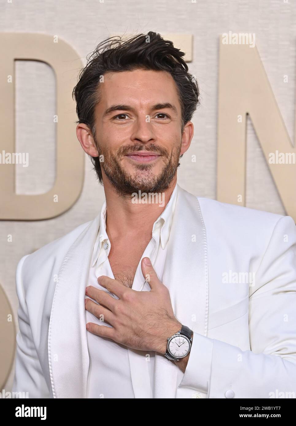 Beverly Hills, USA. 07th Jan, 2024. Jonathan Bailey arriving at the ...