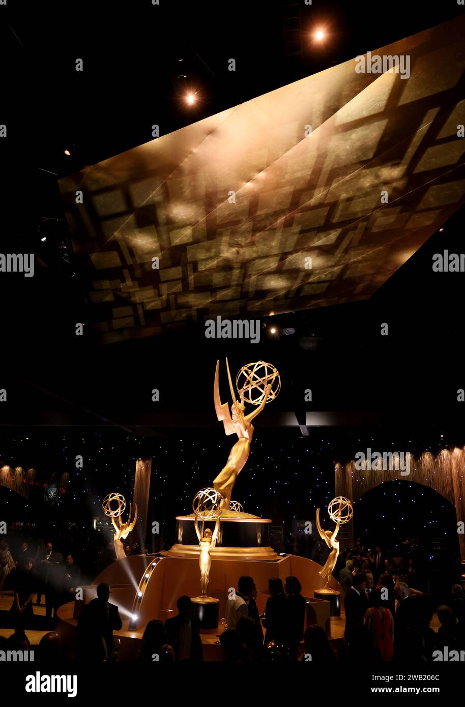 EXCLUSIVE - A general atmosphere of the Emmys Statue at the Governors ...