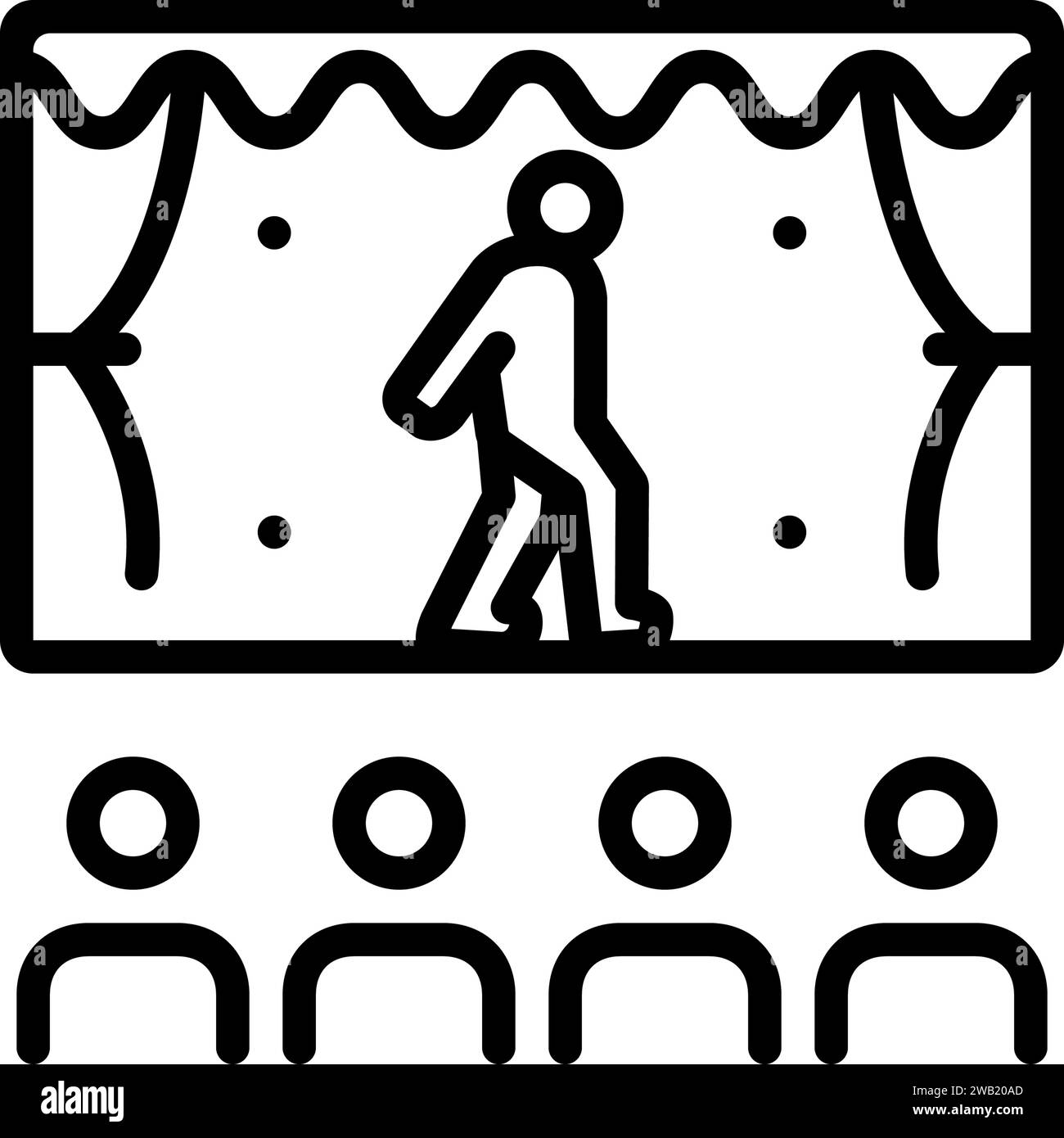 Icon for enact,perform Stock Vector Image & Art - Alamy