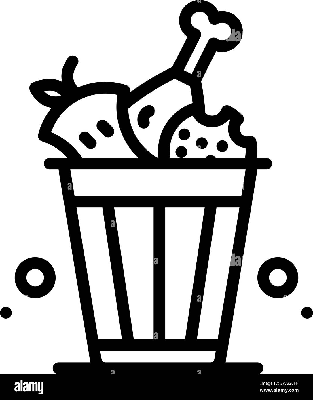 Food waste Stock Vector Images - Alamy