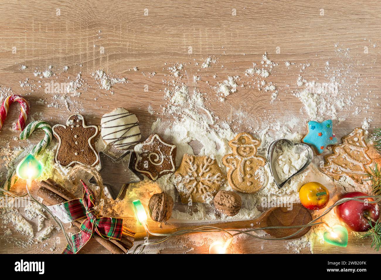 Traditional gingerbread cookies making Stock Photo - Alamy