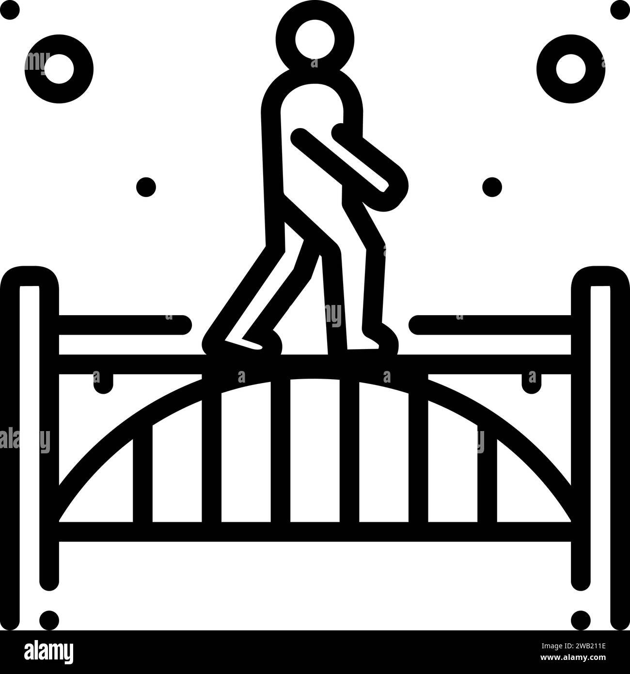 Footbridge Stock Vector Images - Alamy