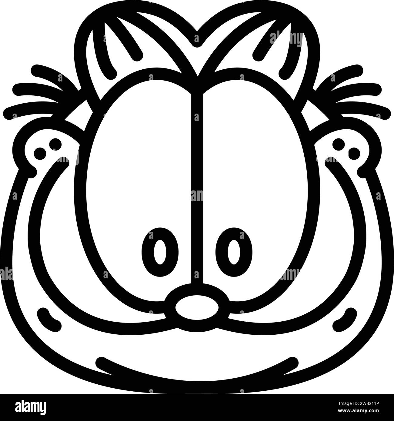 Garfield vector hi-res stock photography and images - Alamy