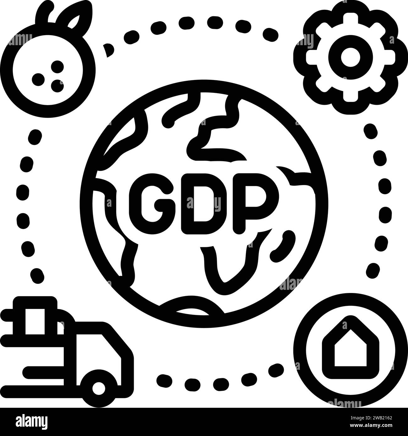 Icon for gdp,domestic Stock Vector Image & Art - Alamy