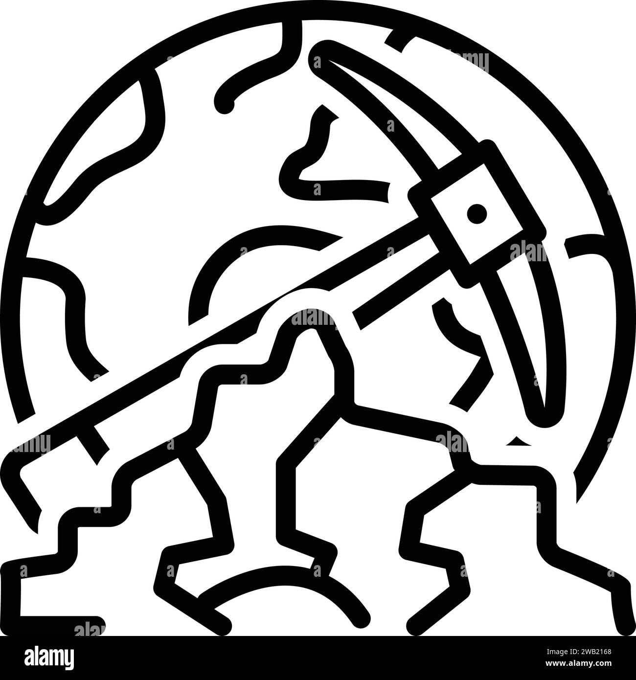 Geological icon Stock Vector Images - Alamy