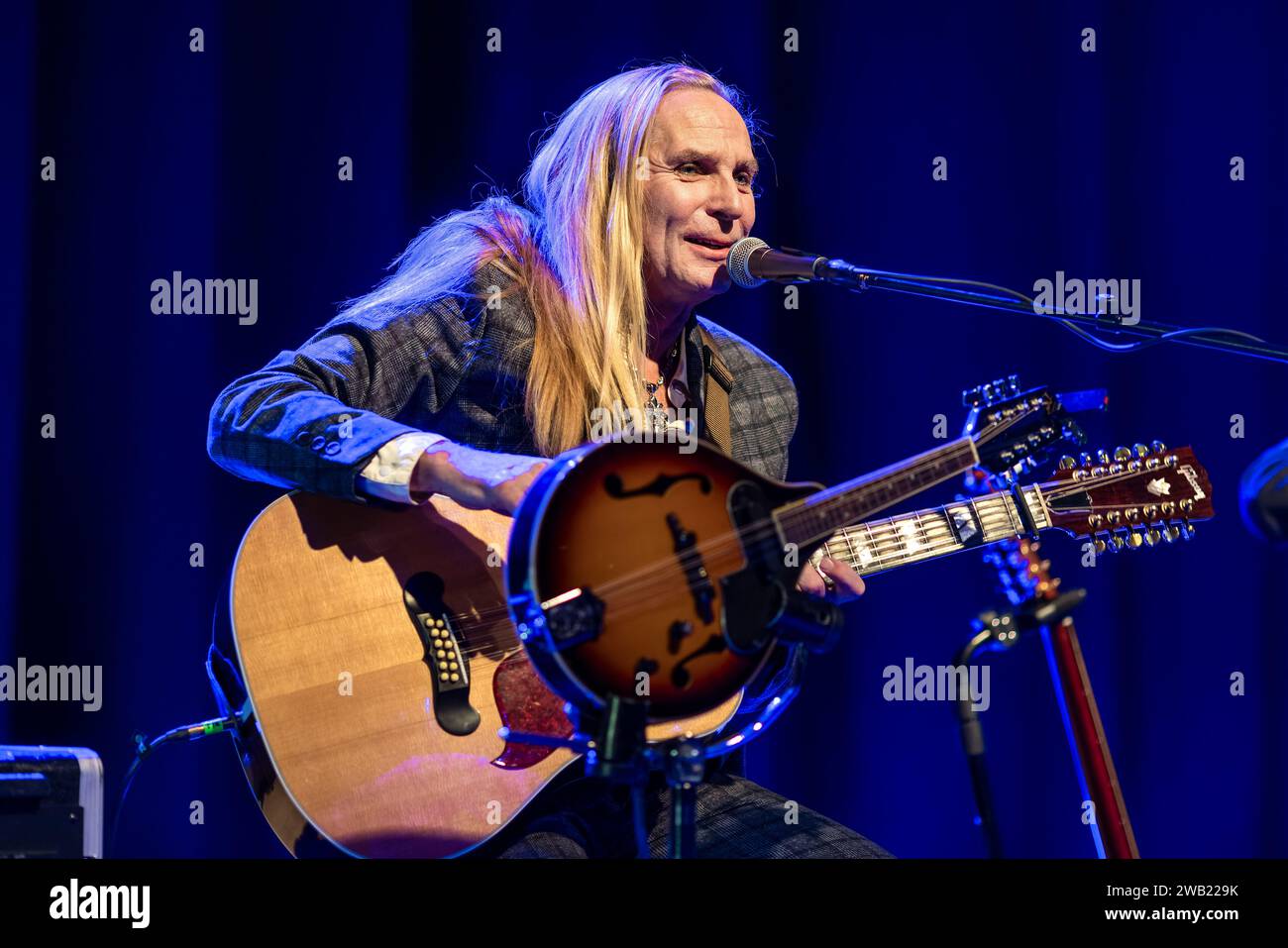 Cottbus, Germany. 05th Jan, 2024. Uwe Hassbecker, musician of the band ...