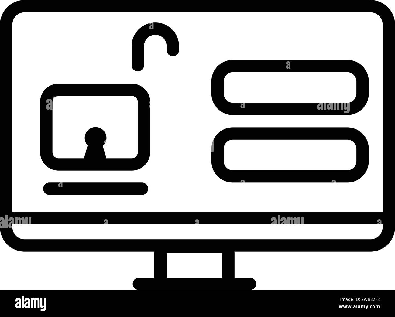 Icon for log in,register Stock Vector Image & Art - Alamy