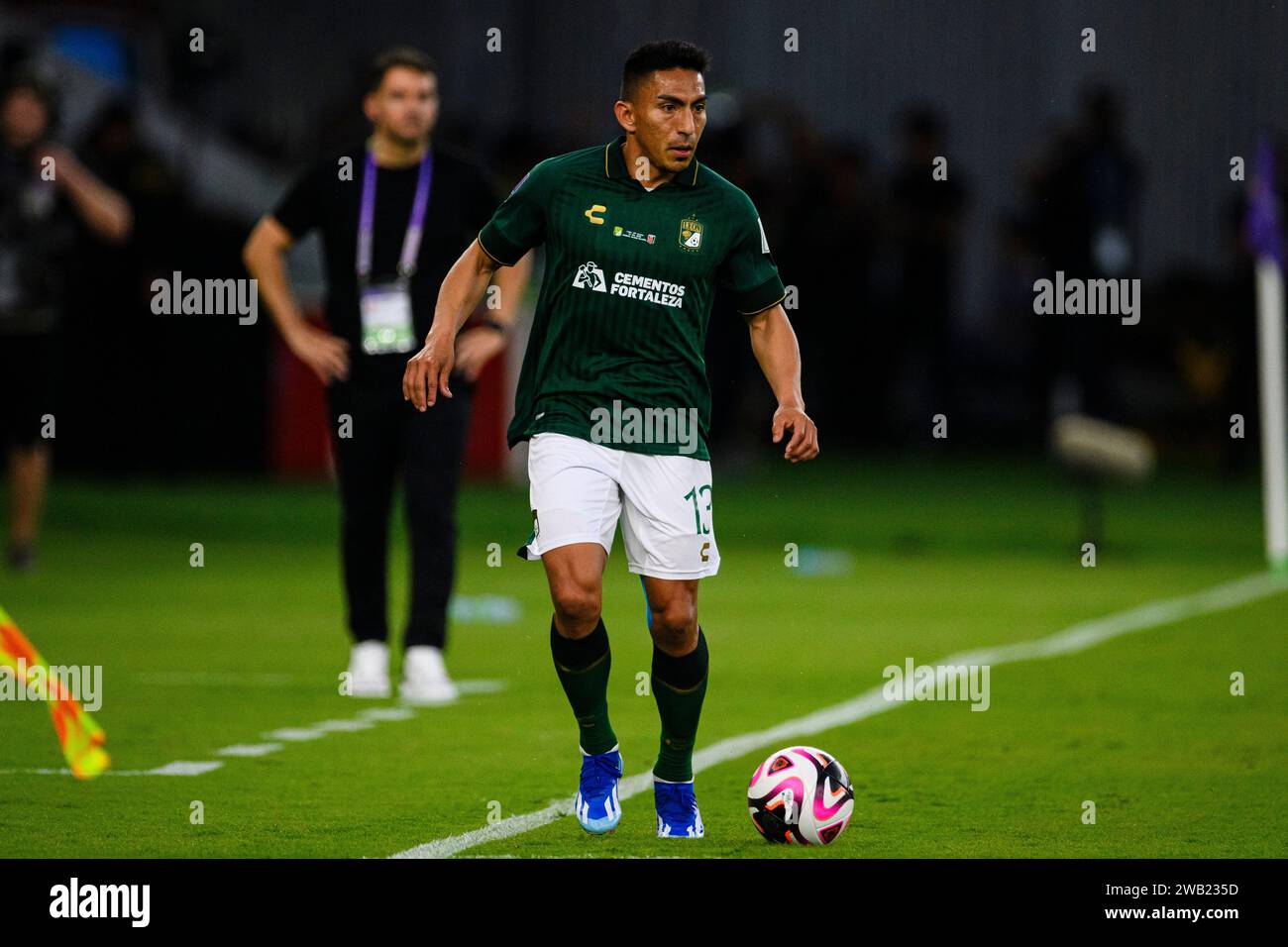 Jeddah, Saudi Arabia - December 15: Angel Mena of Club Leon in action ...