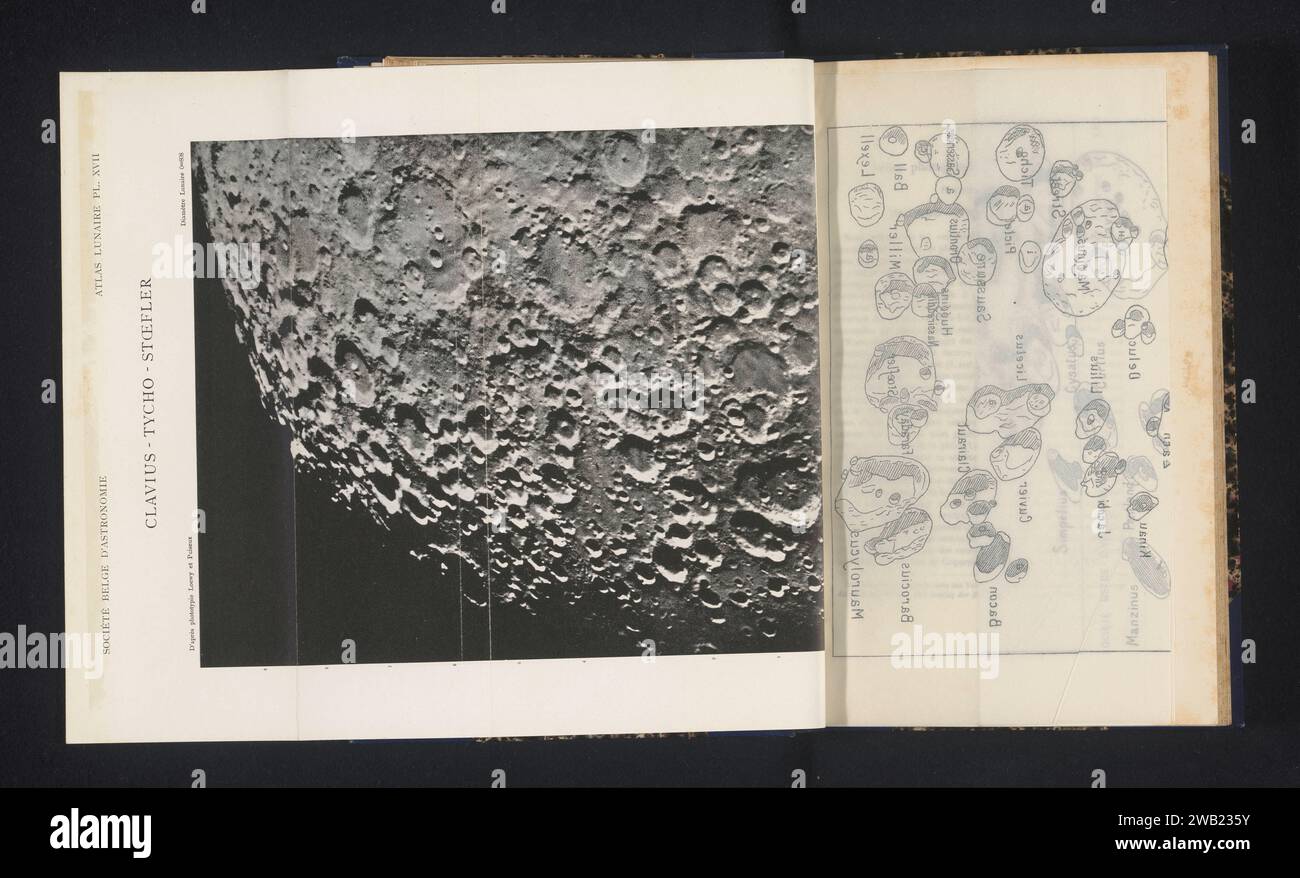 Craters on the moon, Loewy et Puisux, c. 1894 - in or before 1898 ...