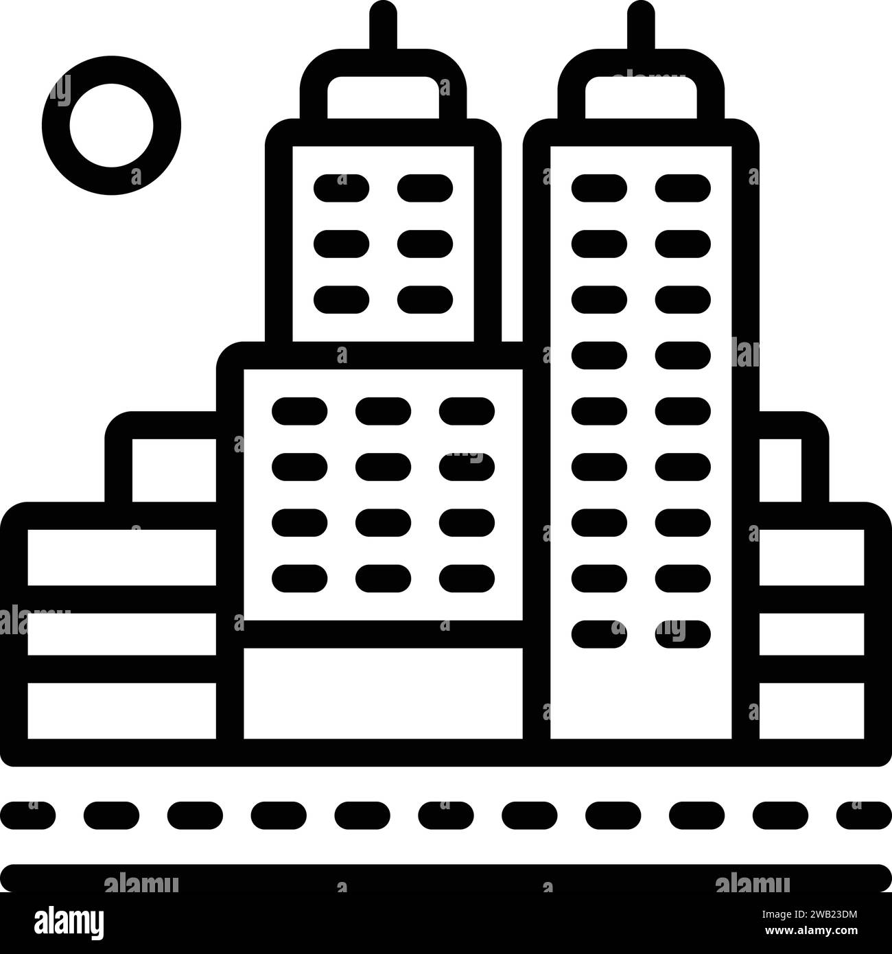 Suburb town sign Black and White Stock Photos & Images - Alamy