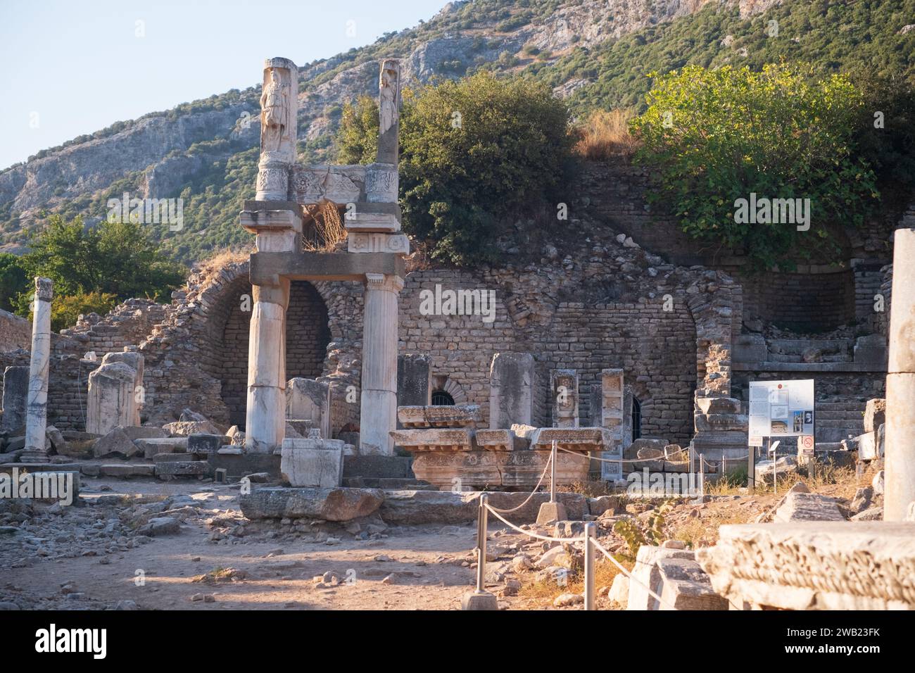 Buildings in the Ancient City of Ephesus, Ancient Buildings. Historical ...