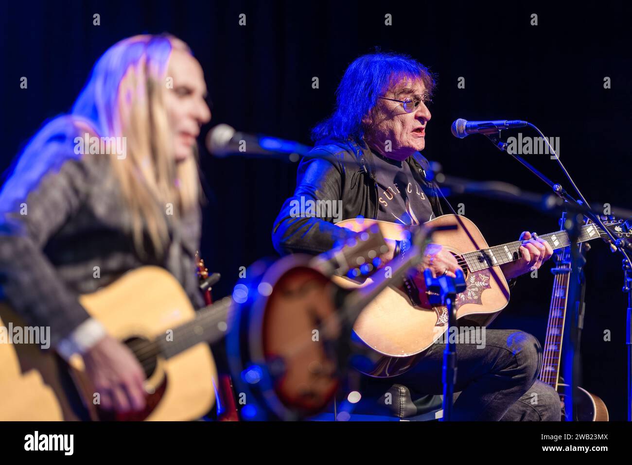Cottbus, Germany. 05th Jan, 2024. Ex-Puhdys frontman Dieter "Maschine ...