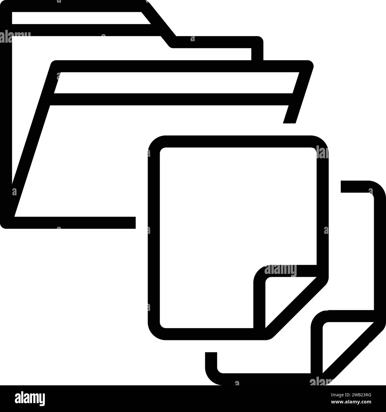 Icon for files,dossier Stock Vector Image & Art - Alamy