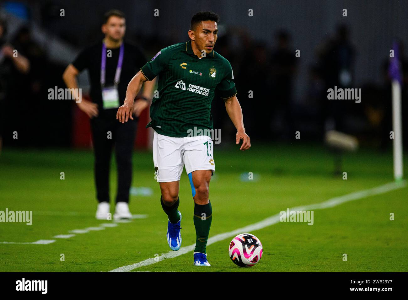 Jeddah, Saudi Arabia - December 15: Angel Mena of Club Leon in action ...