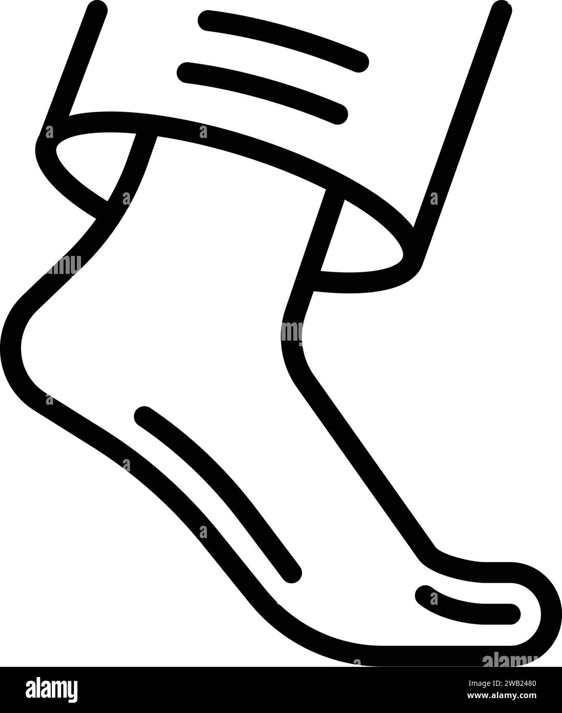 Foot and or leg Stock Vector Images - Alamy