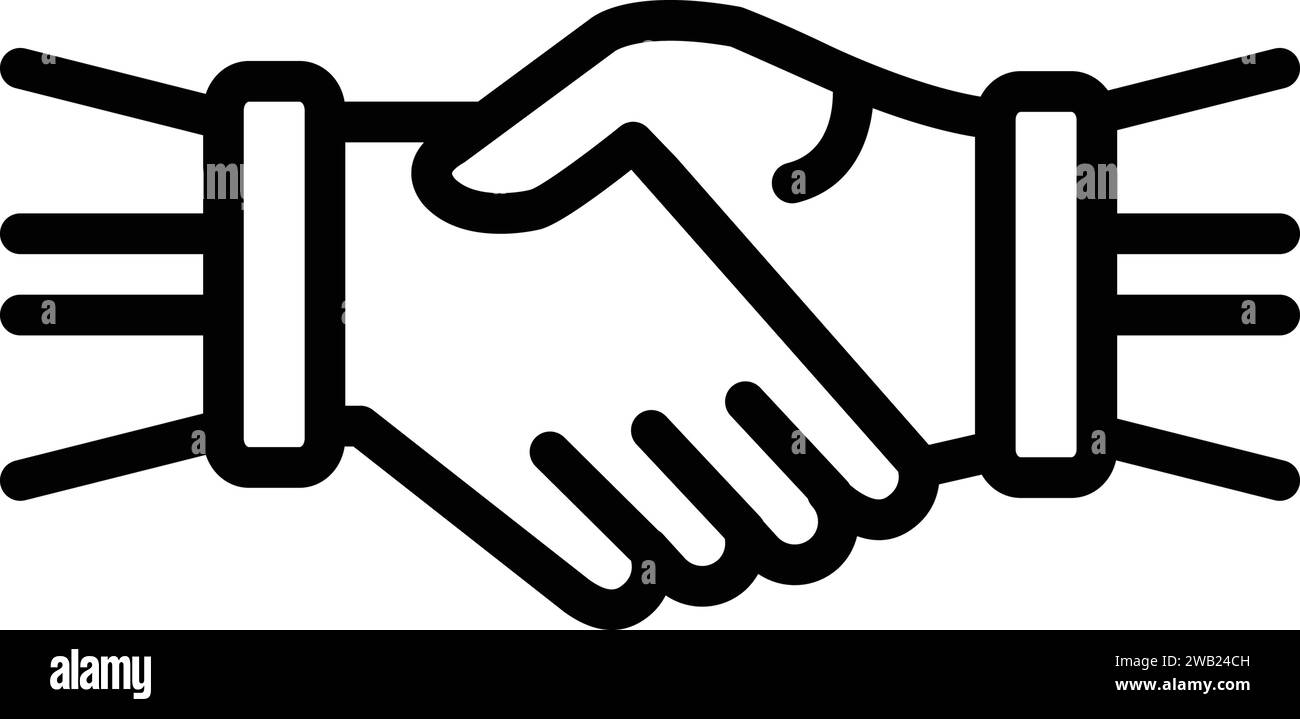 Icon for hand shake,hand Stock Vector Image & Art - Alamy
