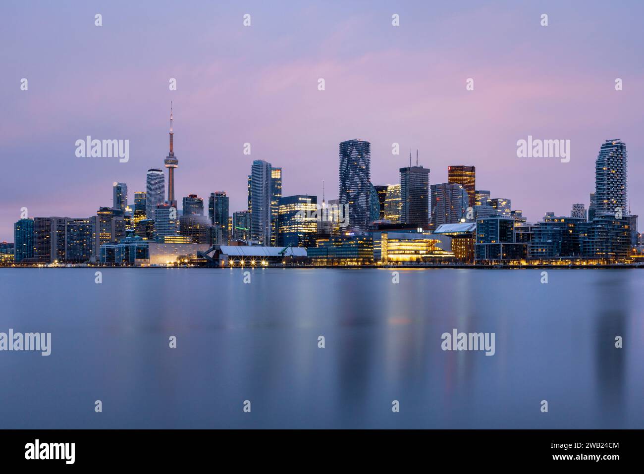 The skyline of Toronto, Ontario, Canada Stock Photo - Alamy