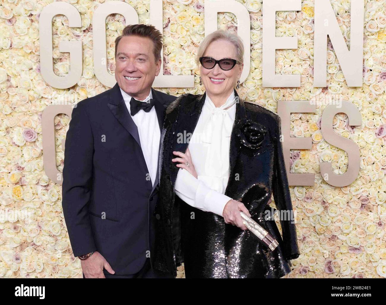 Los Angeles, USA. 07th Jan, 2024. Kevin Huvane and Meryl Streep attends ...