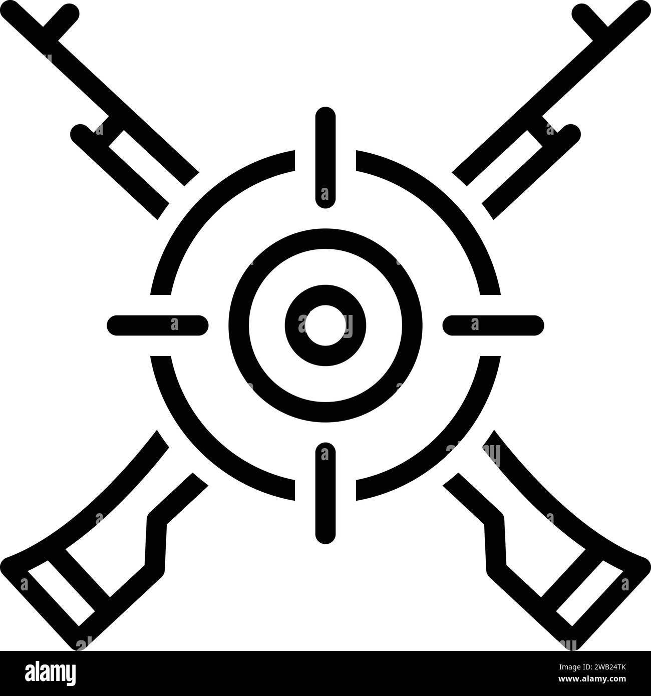 Icon for marksman,sharpshooter Stock Vector Image & Art - Alamy