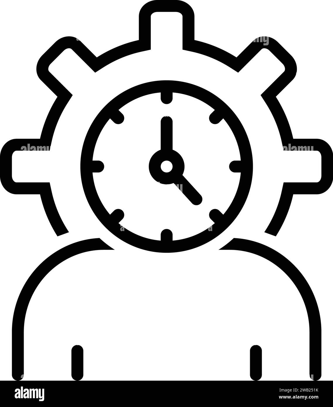 Lifespan icon Black and White Stock Photos & Images - Alamy