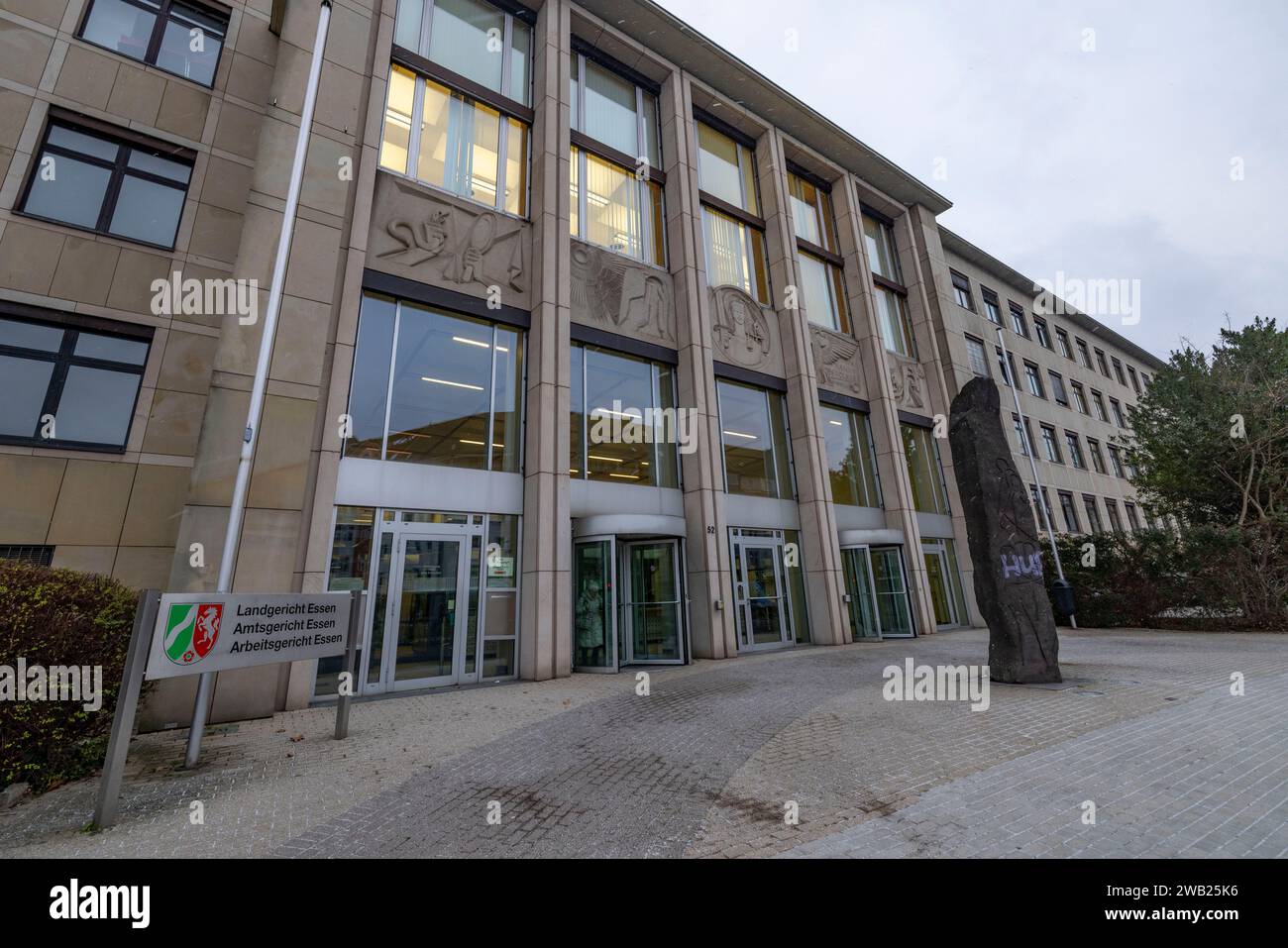 Essen, Germany. 08th Jan, 2024. The seat of the district, regional and ...