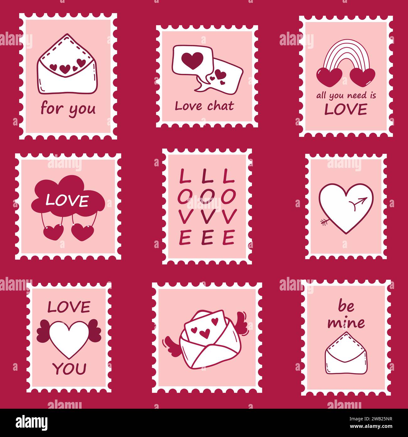 Love postcards hi-res stock photography and images - Alamy