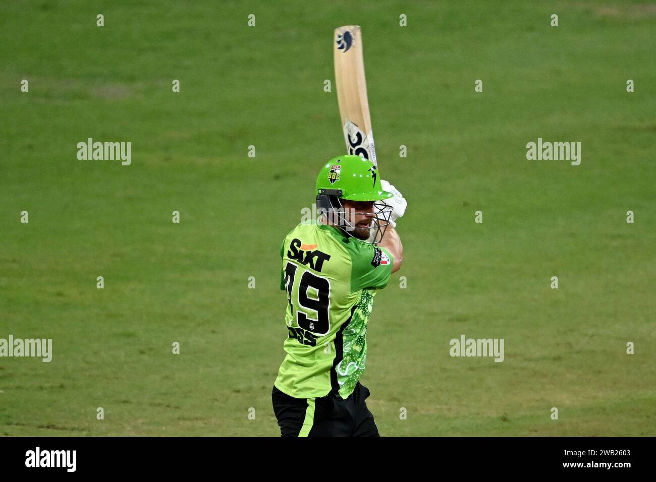 Sydney, Australia. 08th Jan, 2024. Alex Ross of the Thunder plays a ...