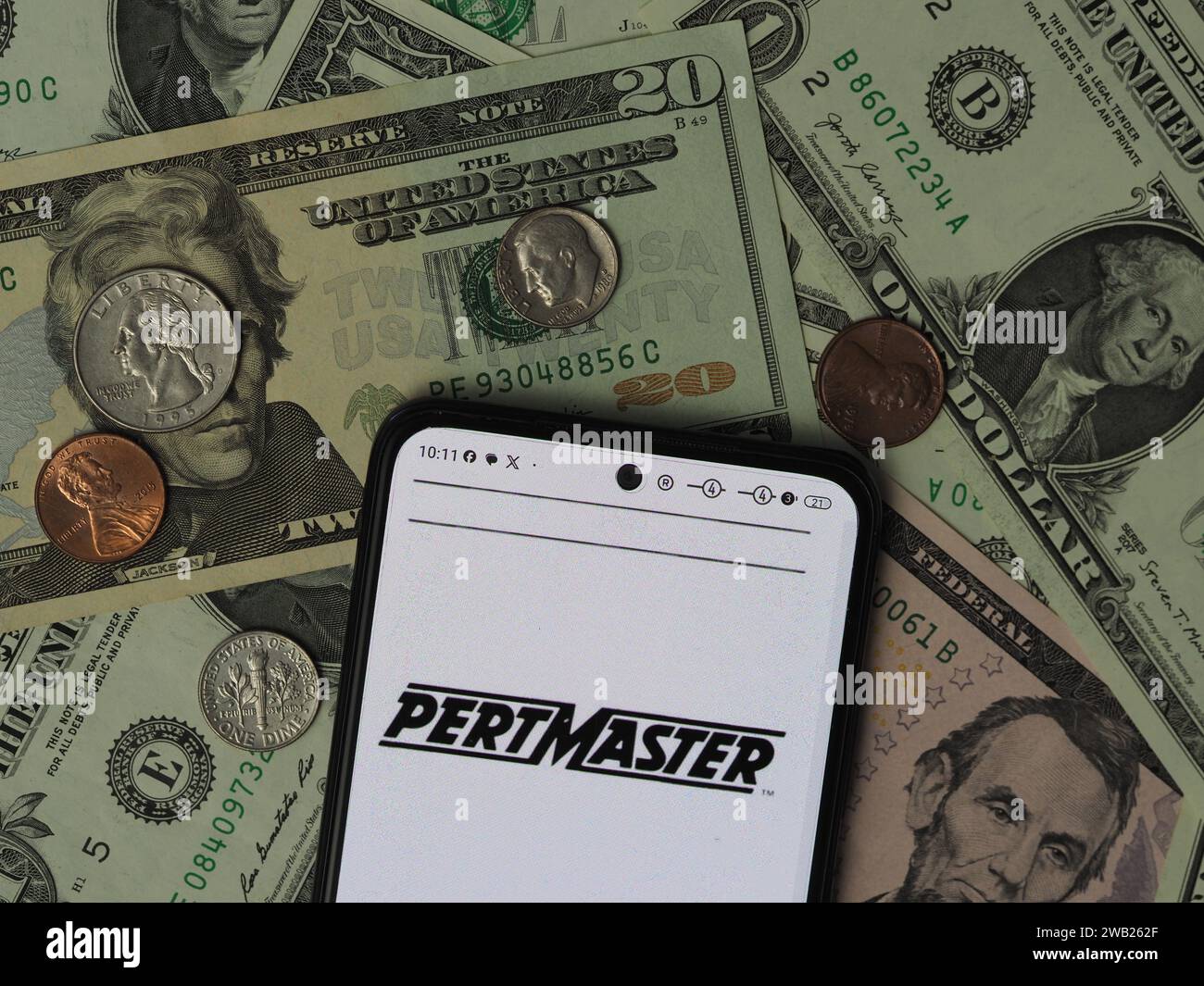 Bavaria, Germany - January 8, 2024: In this photo illustration, a ...